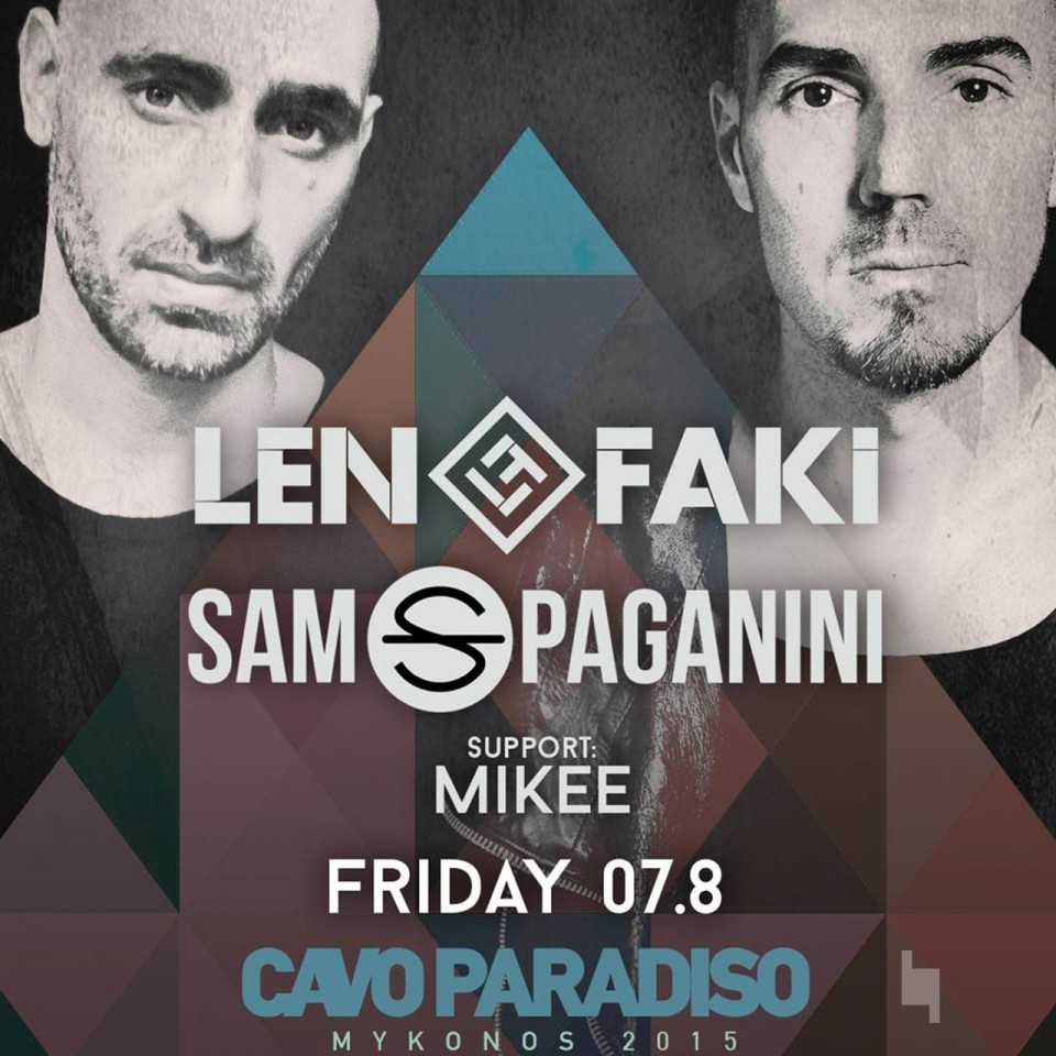 Sam Paganini - live at Cavo Paradiso, Mykonos - 07-Aug-2015