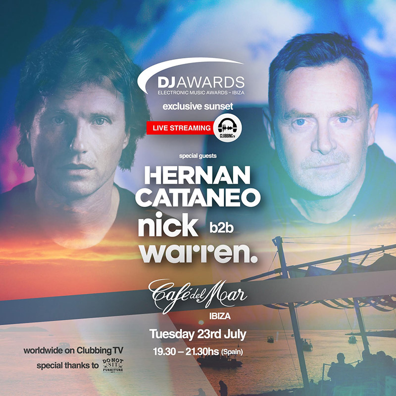 Heranan Cattaneo B2B Nick Warren - Live @ Cafe Del Mar DJ Awards (Ibiza ...