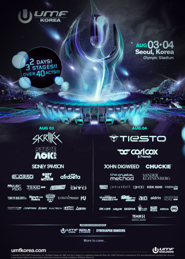 Carl Cox - Live @ Ultra Music Festival, UMF 2012 Korea - 04-Aug-2012