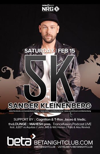 Sander Kleinenberg - Live At Beta Nightclub (Denver) - 15-Feb-2014